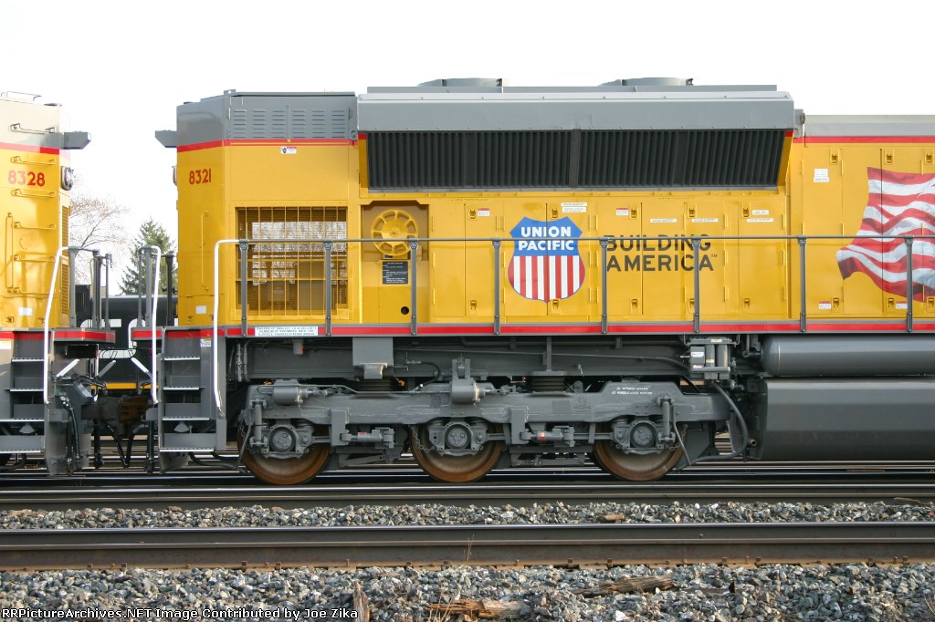 UP 8321 SD 70 ACe Detail shot 3